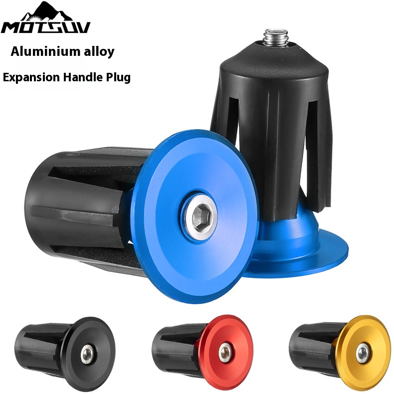 MOTSUV Mountain Bike Aluminum Alloy Handlebar End Plugs Bicycle Lock ...