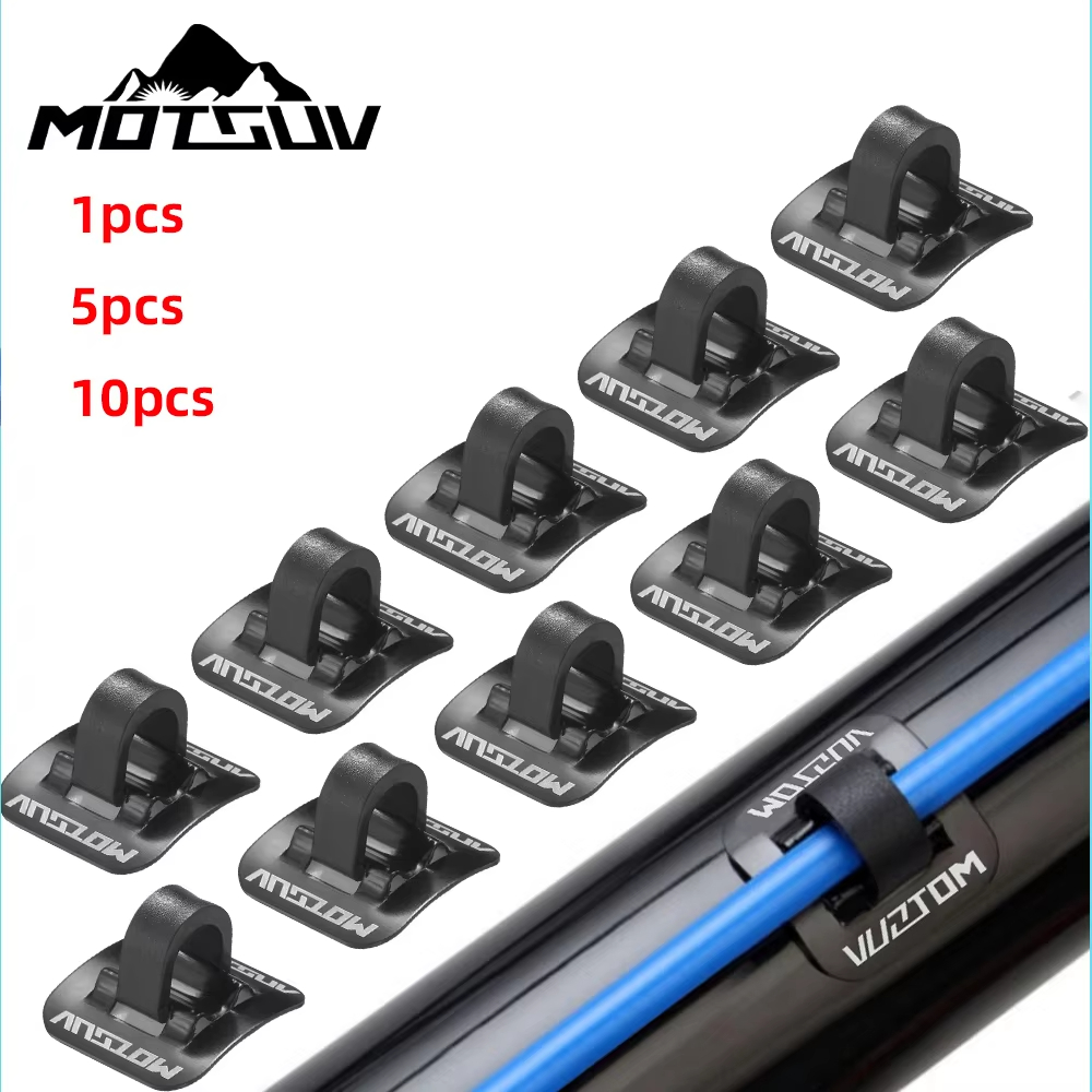 1/5/10Pcs Stick-on Cable Guide, Bicycle Shift Brake Housing Line Tubing ...