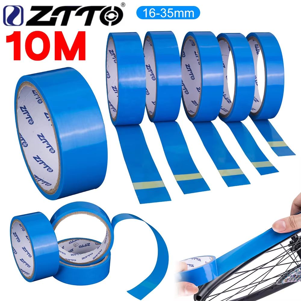 ZTTO Bicycle Tubeless Rim Tape Wear-Resistant Bicycle Rim Strip Tapes 10m Tubeless Tires Inner ...