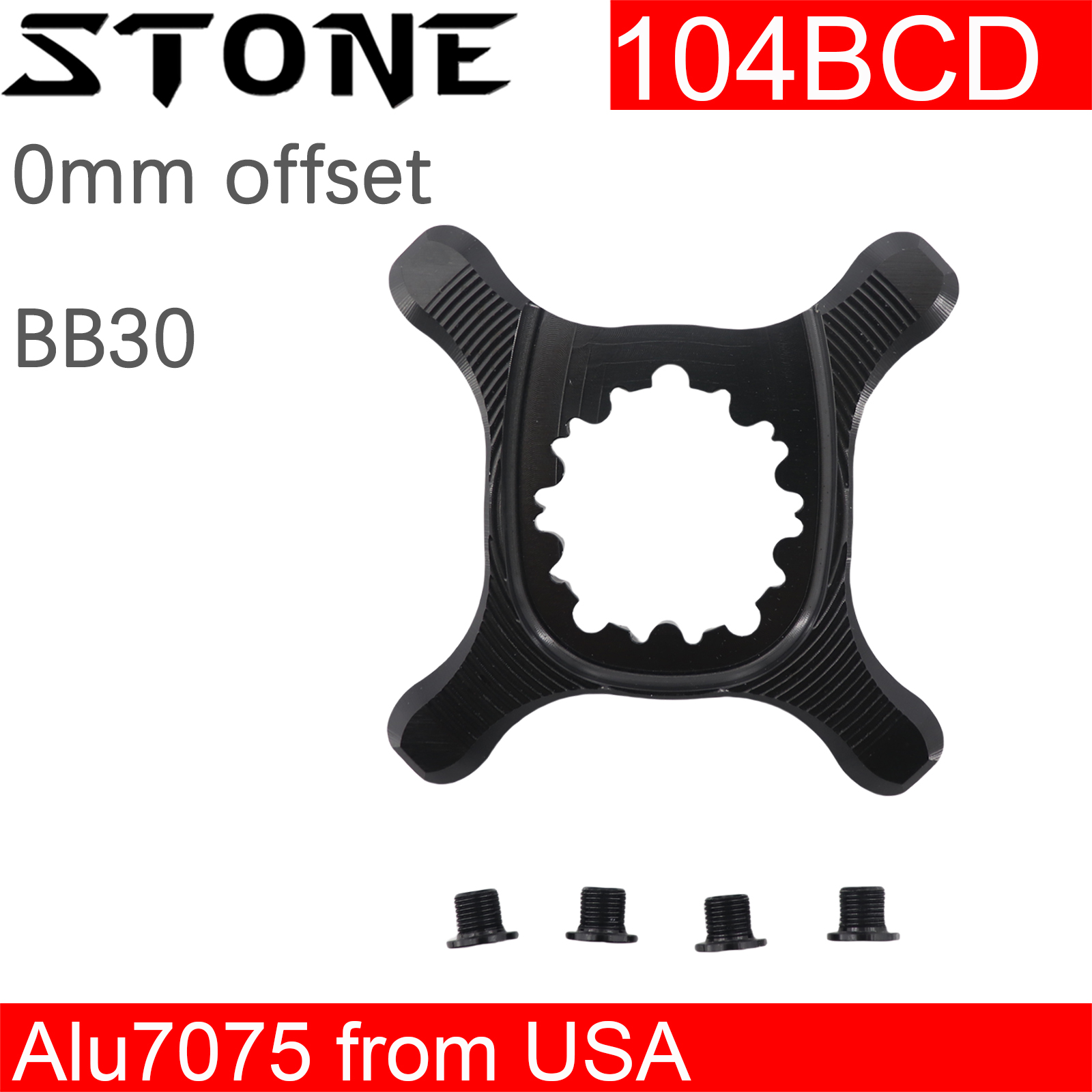 Stone Chainring Spider for Sram BB30 To 104 BCD Adapter Converter XX1 ...