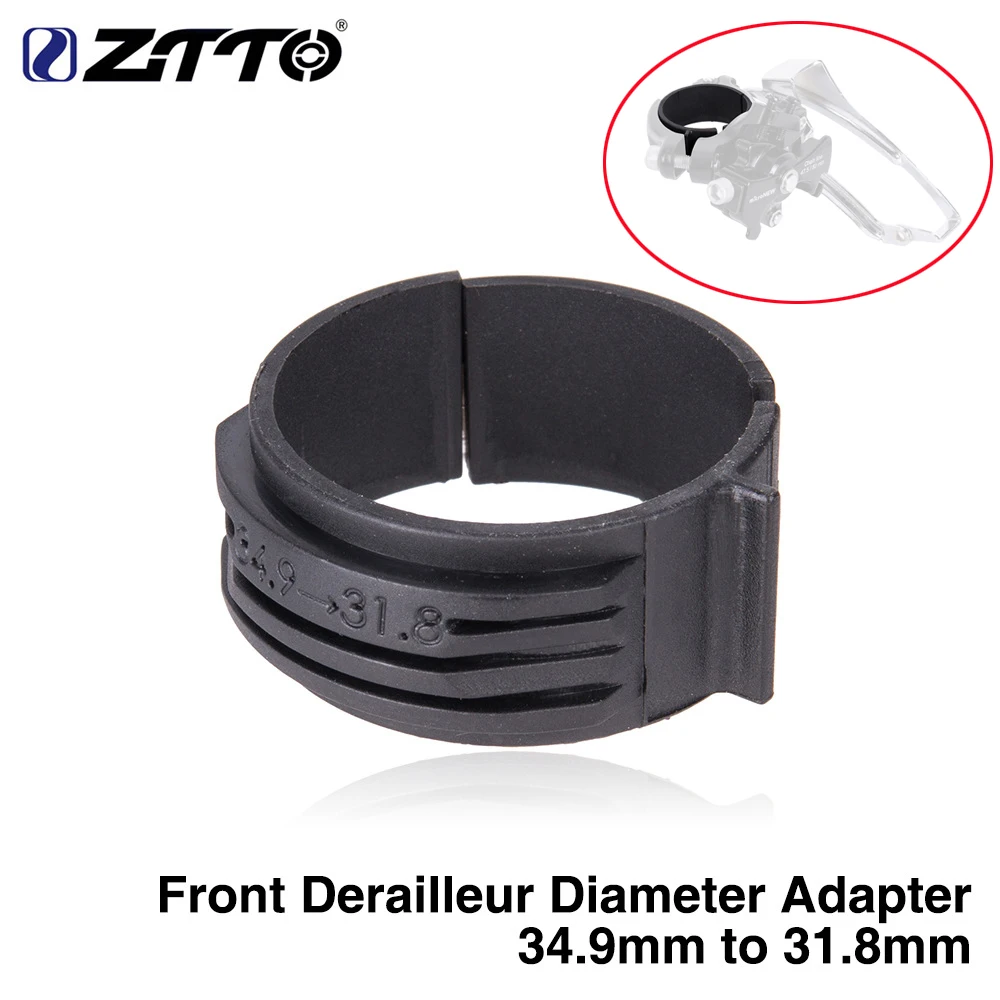 ZTTO Bike Front Derailleur Conversion Shim Convert 34.9 To 31.8mm Front ...