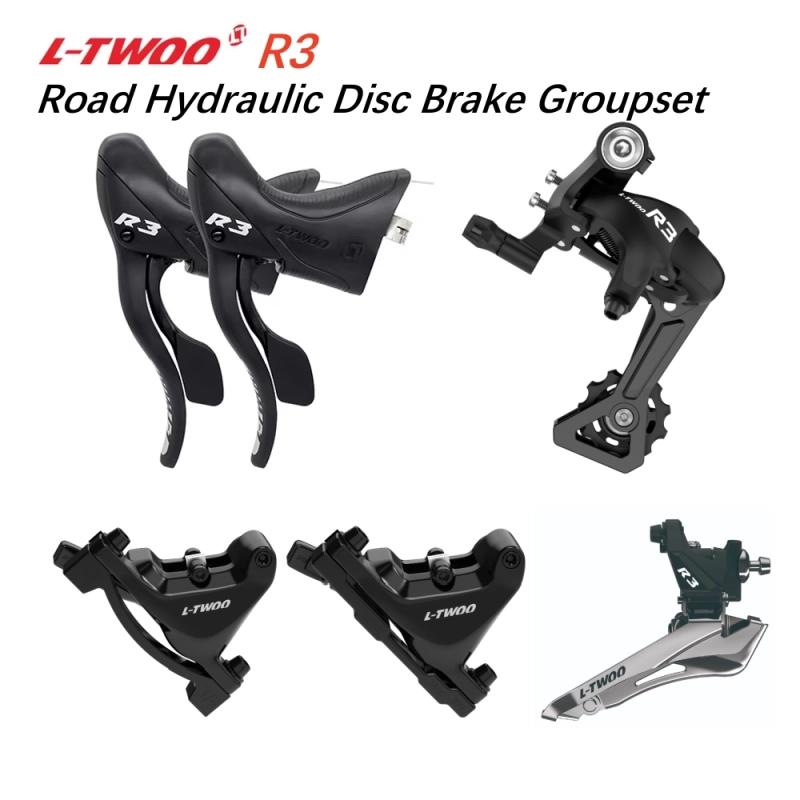 LTWOO R5 2x9speed road Groupest/ Hydraulic Disc Brake Groupest L/R ...