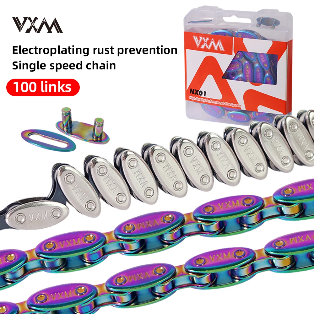VXM Olive Chain Fixed Gear Single Speed For NX01 Bicycle Chain 100 Link ...