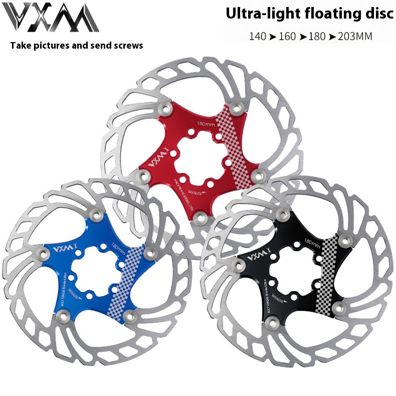 VXM Mtb Brake Disc 140mm 160mm 180mm 203mm 6 Hole Disc Brake Rotor with ...