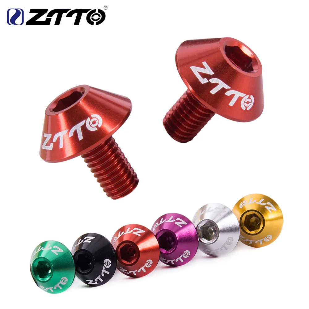 ZTTO Aluminum alloy M5x10mm Screw Black red purple gold green M5 Bolt ...
