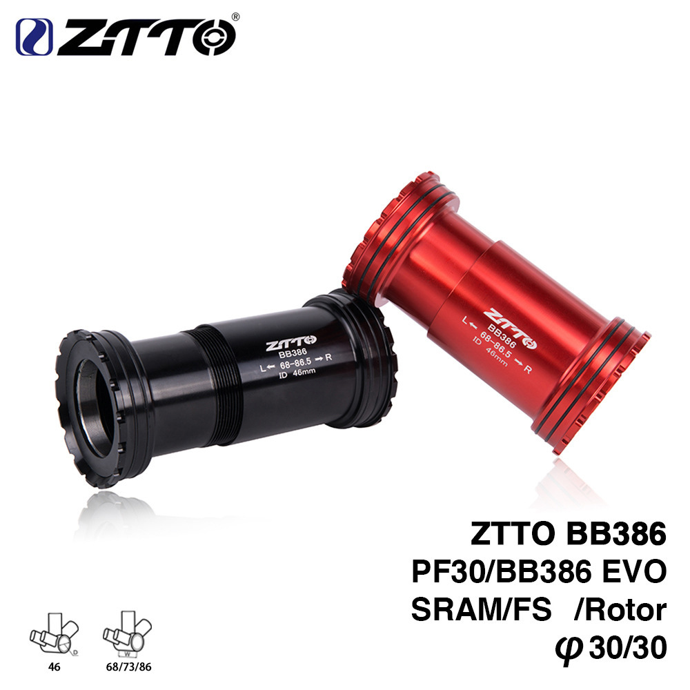 ZTTO MTB Road BB386 EVO PF30 30 Mountain Bicycle Bottom Bracket Axle ...
