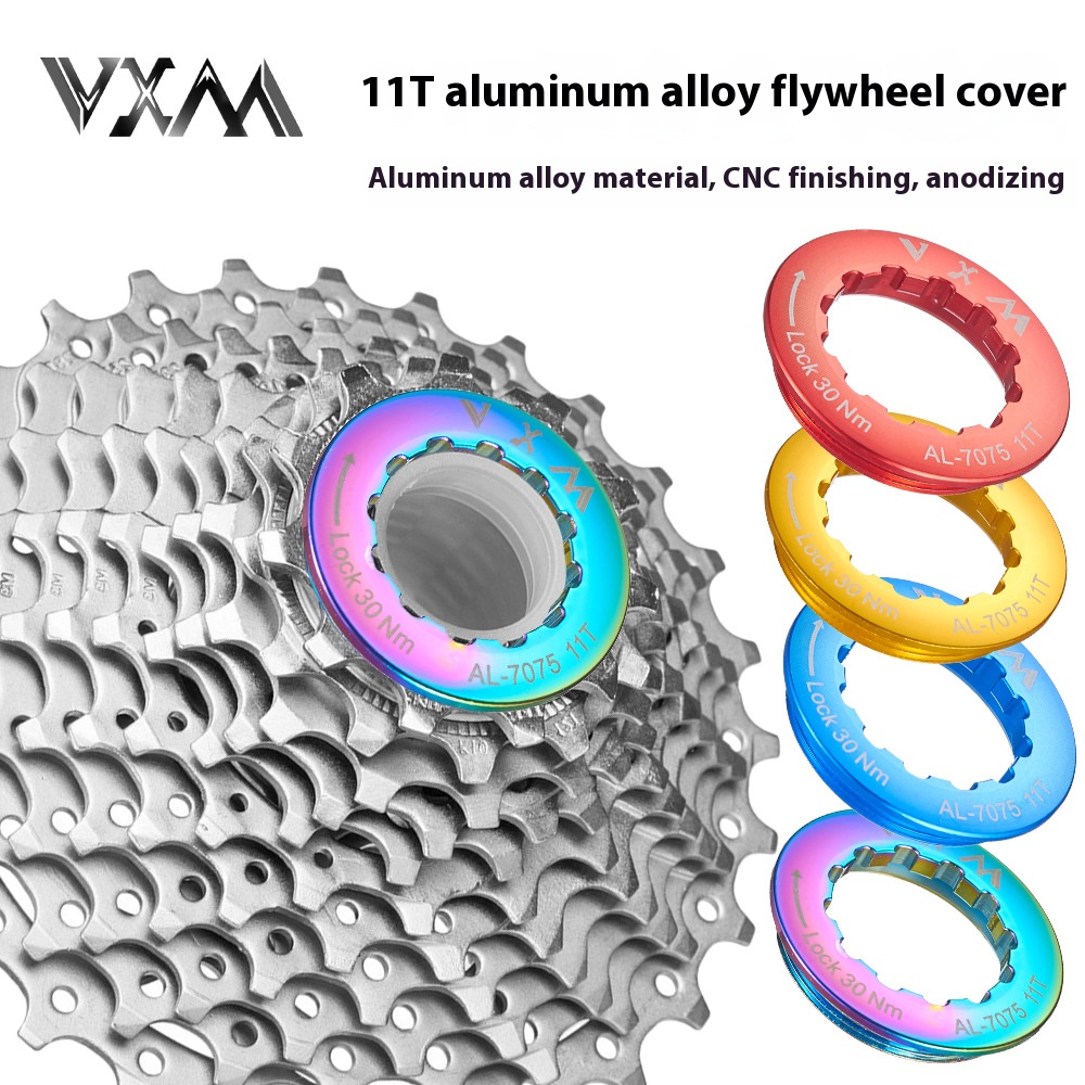 VXM Mountain Road Bike Cassette Lockring 7075 Aluminum Alloy Cassette ...
