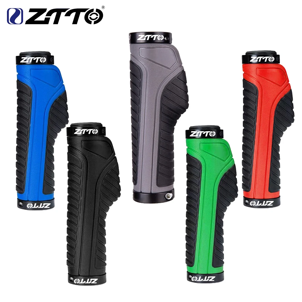 ZTTO Cycling Ergonomics Handle Grip Lockable Anti-slip Grips With Plugs ...