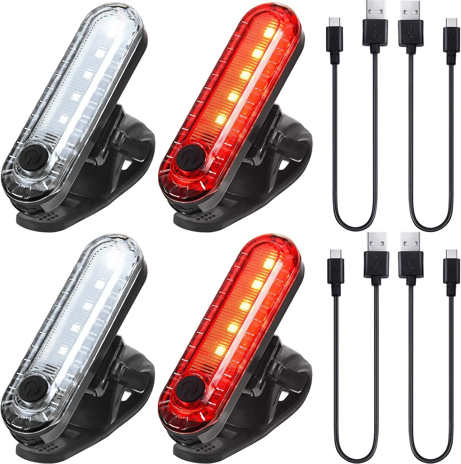 Bike Taillights USB Rechargeable Rear Lamp Ultra Bright Tail Light ...
