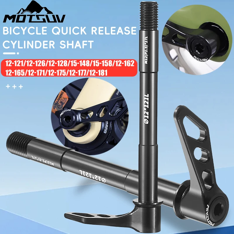 MOTSUV MTB Quick Release Axle Thru Axle Road Bike Front Fork Shaft ...