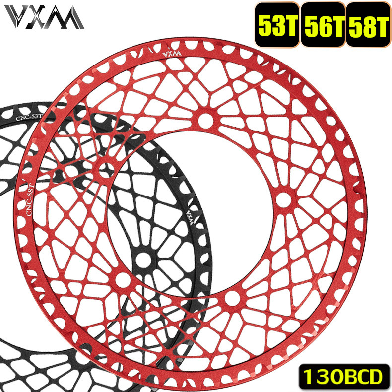 VXM Folding Bike Chainring 130BCD with Chainring Guard Road Bike 53T ...