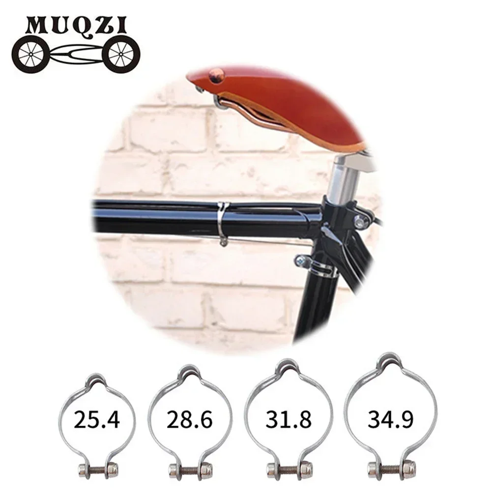 3 Pcs Bike Bicycle Steel Frame Cable Clips Clamps Guides Silver ...