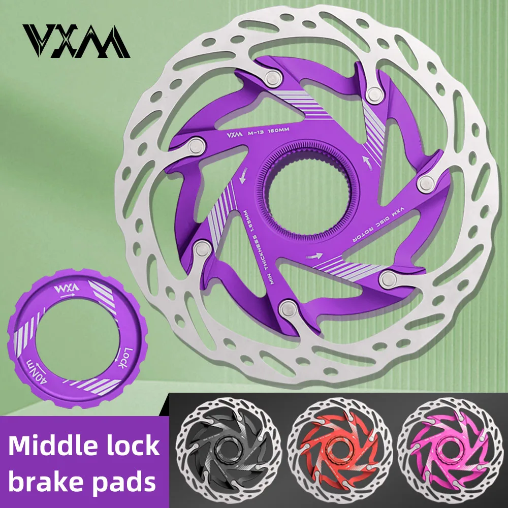 VXM Center Lock Hydraulic Disc Brake Rotor 140/160 Heat Dissipation ...