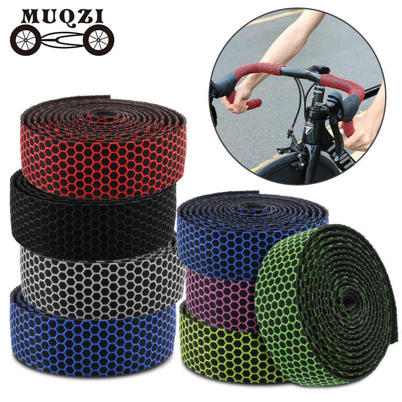 Bicycle Handlebar Tape Honeycomb Silicone EVA Foam Anti-slip Mountain ...