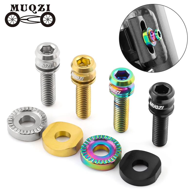 MUQZI M5x17mm Front Derailleur Titanium Bolts Road Bike Front Shifter ...