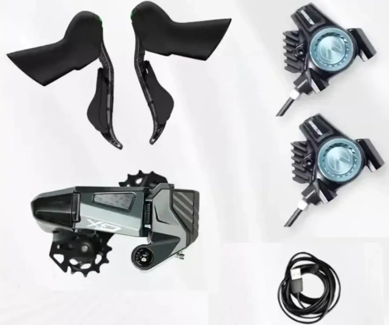 WHEELTOP EDS GeX Gravel Wireless Groupset, hydraulic disc brake, 3-14s