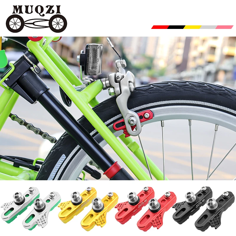 MUQZI Bike Brake Pads For Alloy Rims Ultra light Rubber Brake Shoes MTB ...