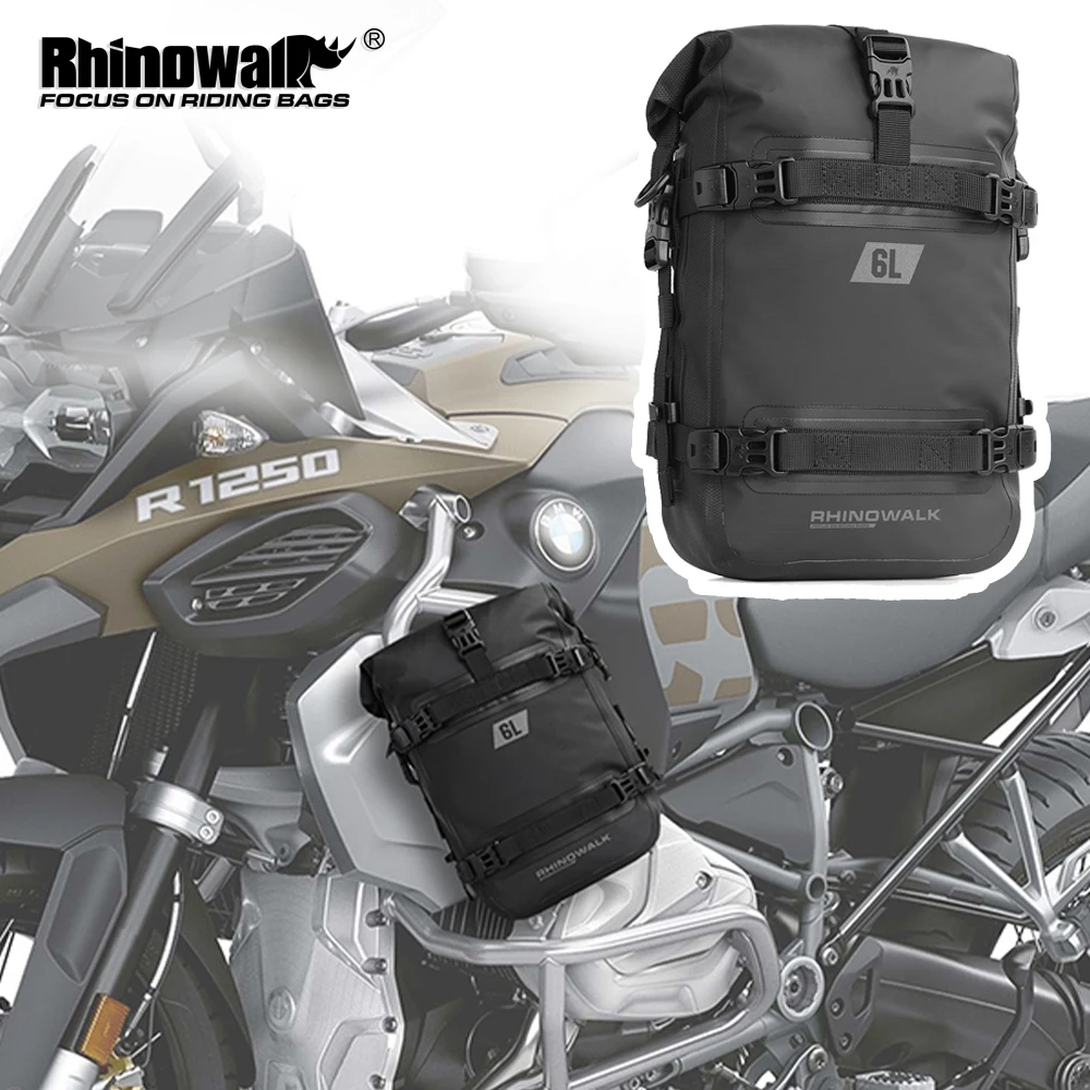 Rhinowalk Motorcycle Bumper Bag 6L Waterproof Frame Crash Bars Bumper ...