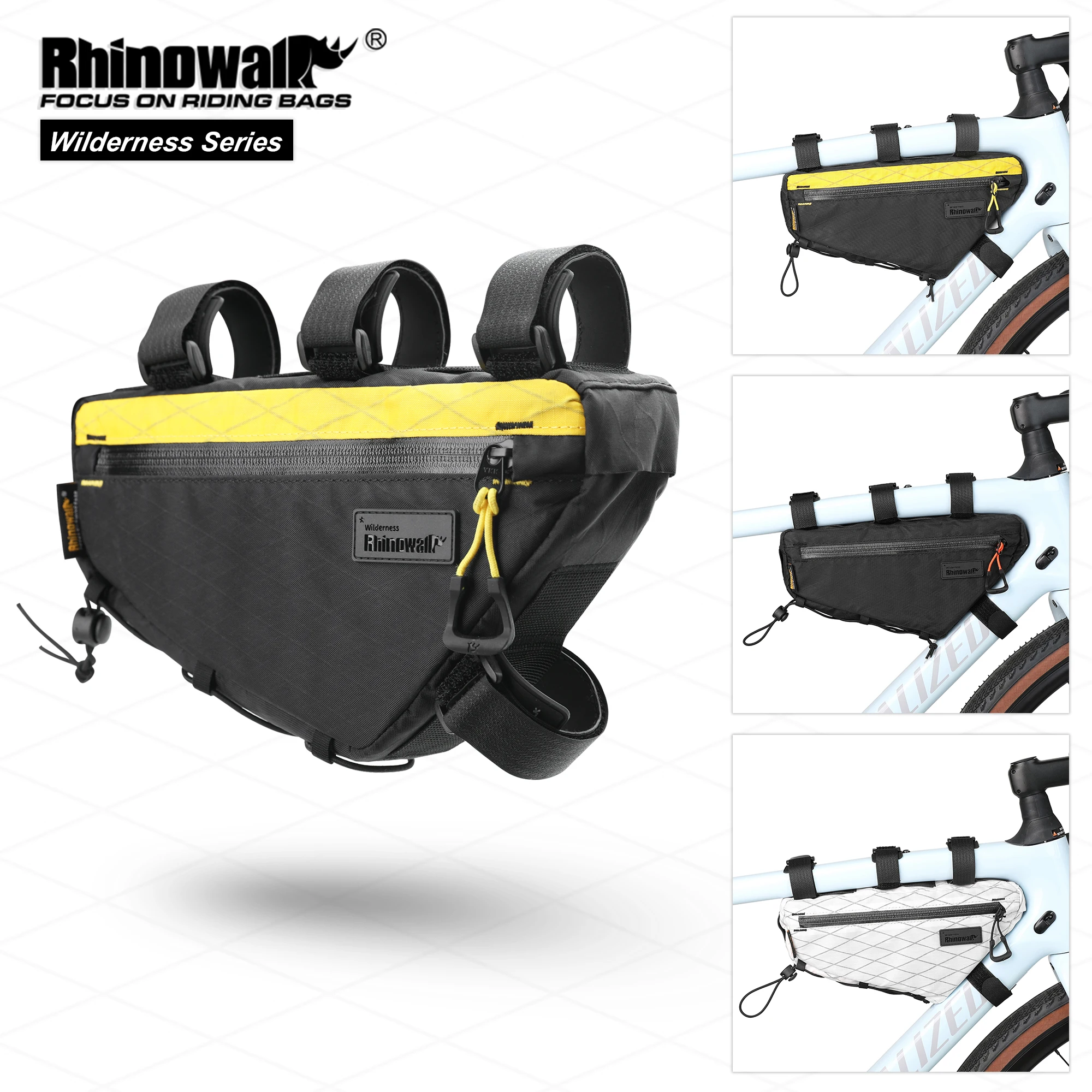 Rhinowalk Bike Front Frame Bag Splash-Proof Bicycle Triangle Bag ...