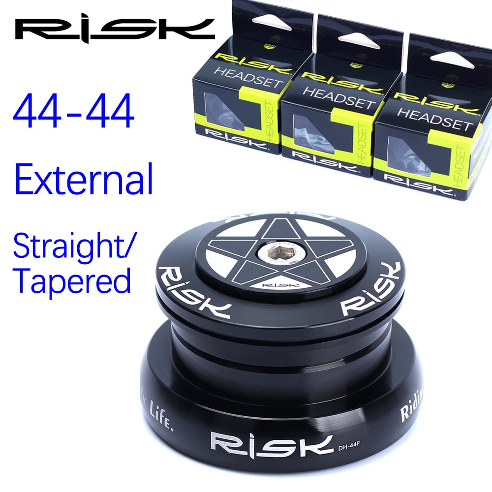 Risk Bike bearing headset 44 44mm external cup for straight and tapered ...