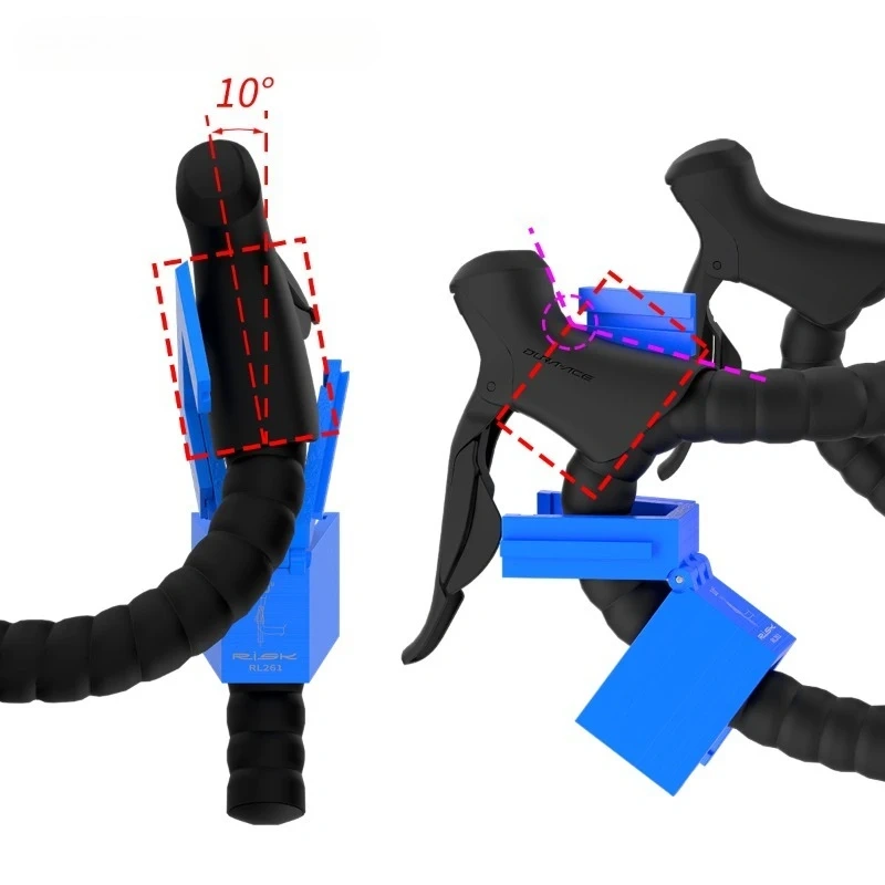 Road Bike Shift Lever Inner Bend Angle Measuring Tool Bend Handle Angle ...