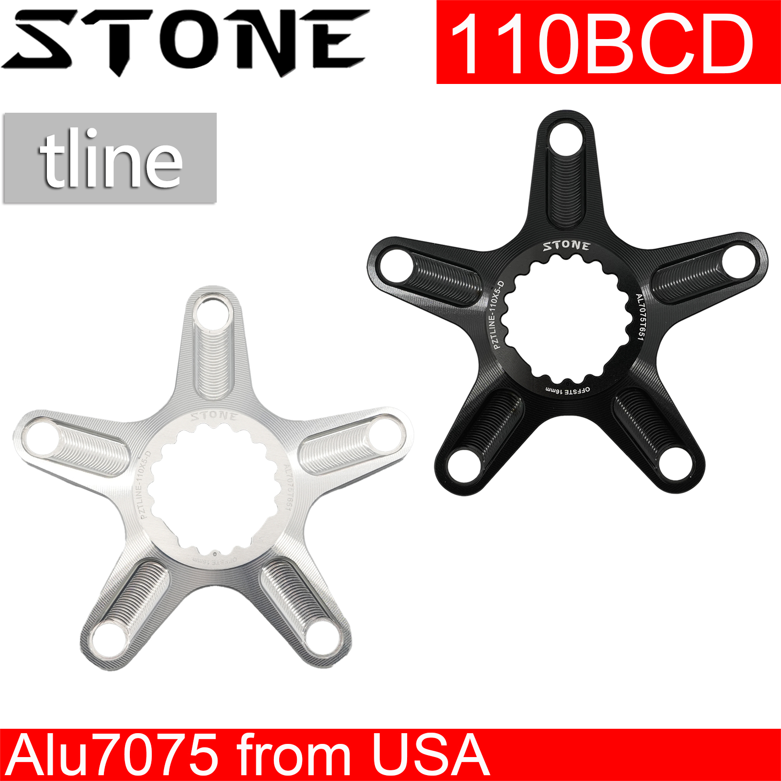 STONE bike chainring spider 110bcd for brompton folding bike tline t ...