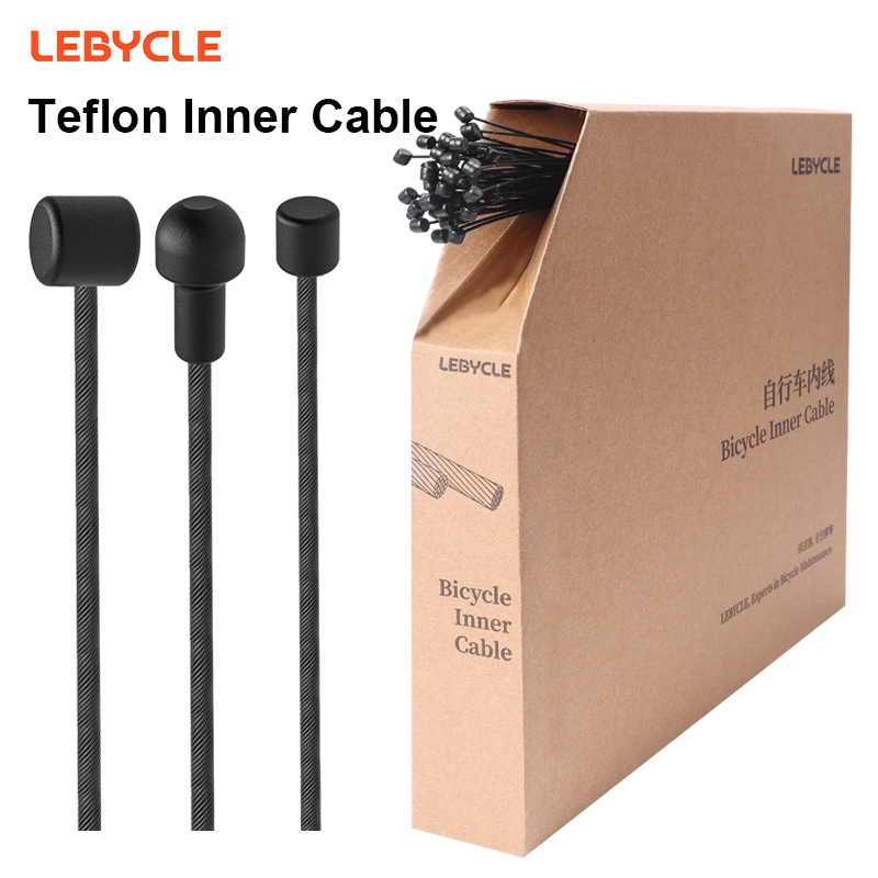 LEBYCLE Teflon Coated Bicycle Cable Inner Wire for MTB Road Folding ...