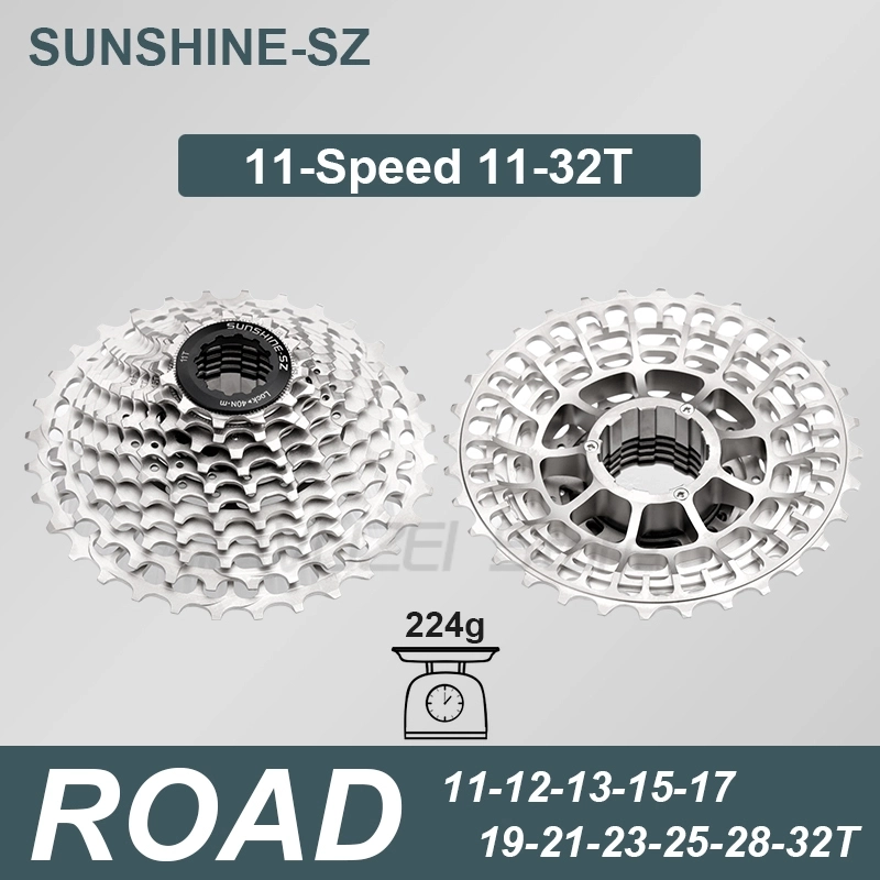SUNSHINE-SZ Ultralight 11 12-Speed HG Road Bike Cassette 11-28T/30T/32T/34T/36T Hollow ...