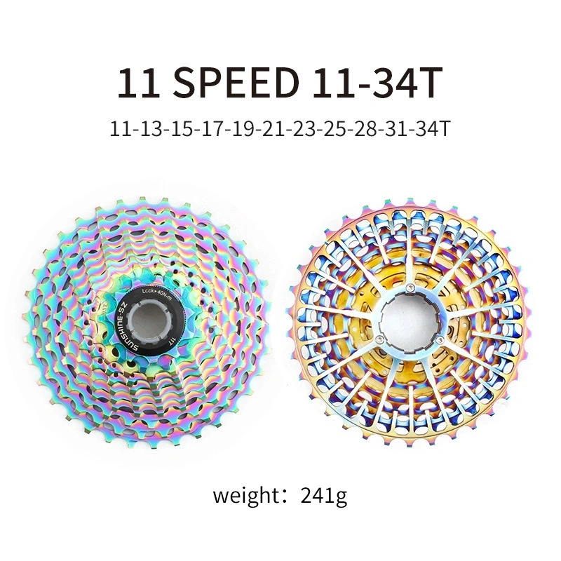 SUNSHINE-SZ Ultralight 11 12-Speed HG Road Bike Cassette 11-28T/30T/32T/34T/36T Hollow ...