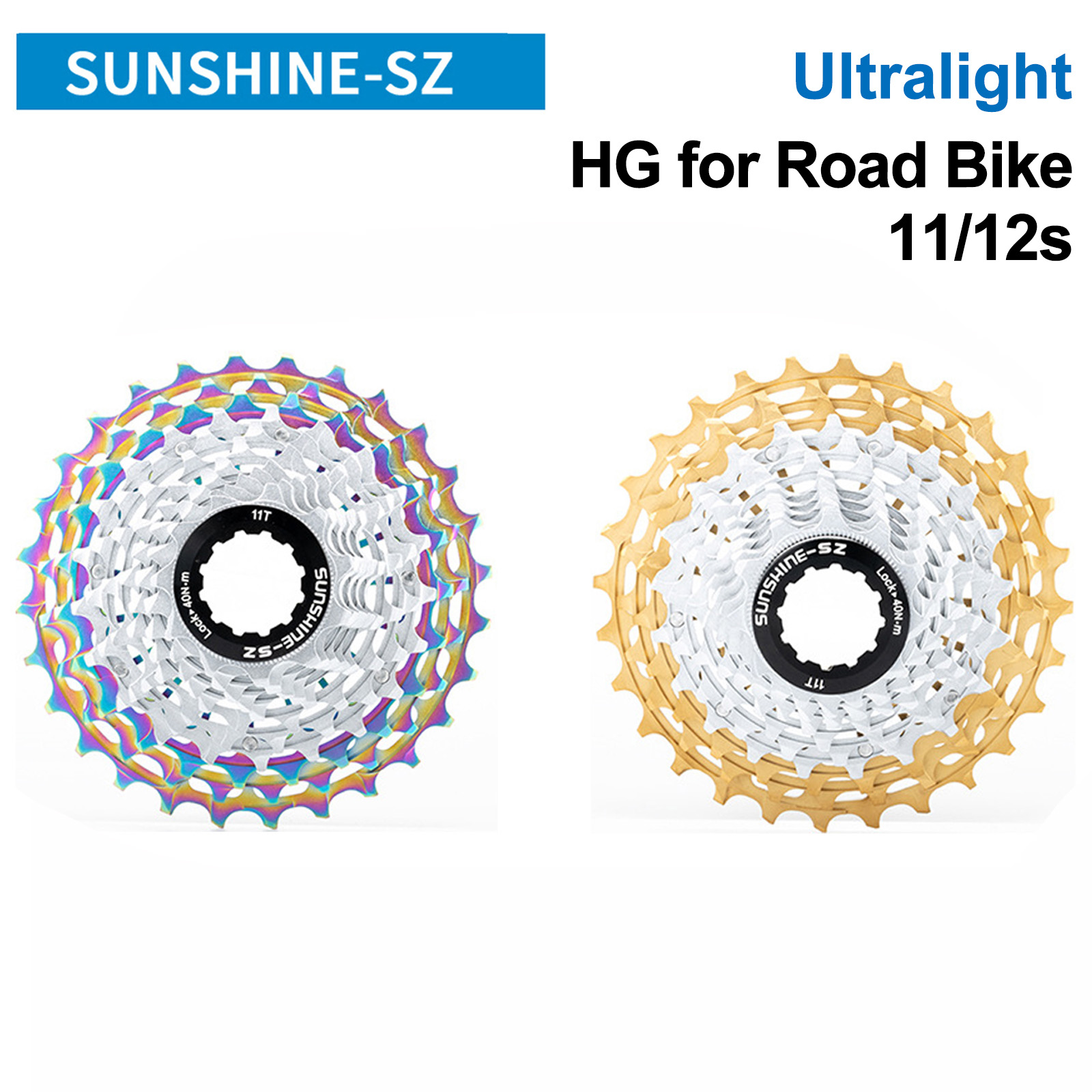 SUNSHINE-SZ Ultralight 11 12-Speed HG Road Bike Cassette 11-28T/30T/32T ...