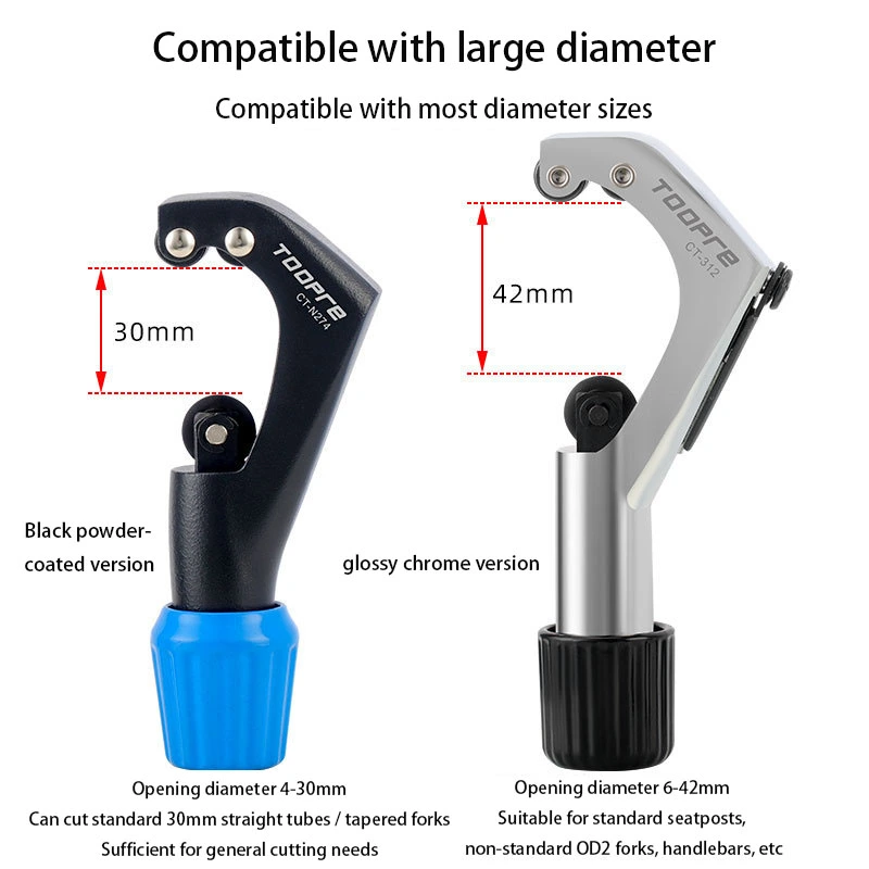 TOOPRE Mountain Bike Fork Steerer Tube Cutter Road Bike Headset Top ...