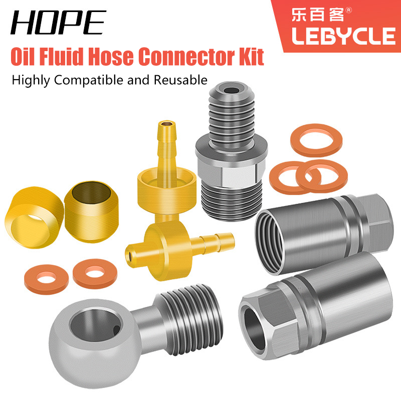 HOPE Universal Hydraulic Disc Brake Hose Connector Set for Hope Oil ...