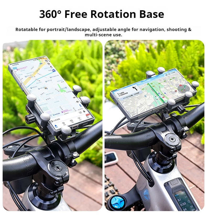 LEBYCLE Bike Phone Mount ES-PH-05 Aluminum Alloy MTB Road Bike Motorcycle Shockproof Waterproof ...