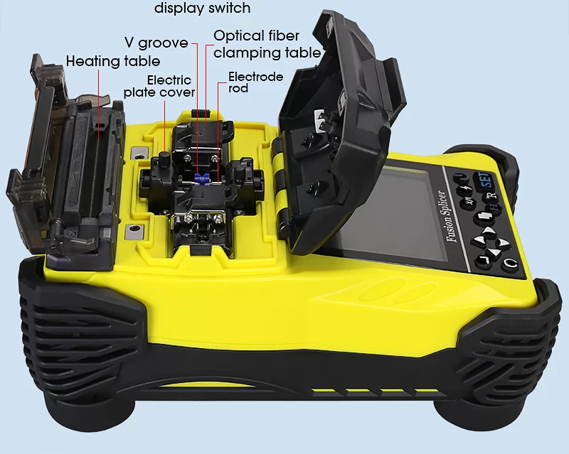 SKL A-87S Fully Automatic Mini Fiber Fusion Splicer FTTH Optical Fiber ...