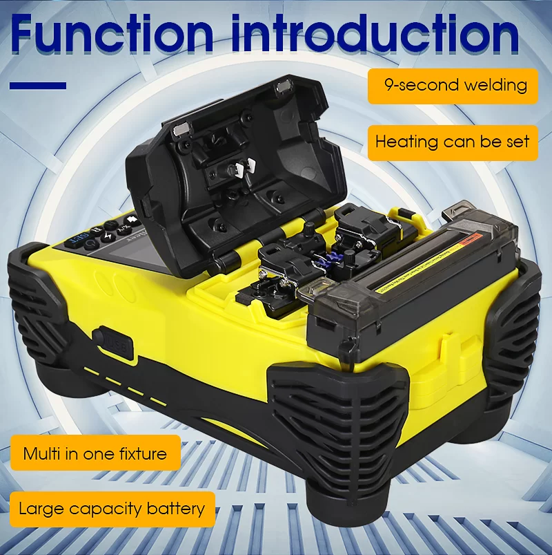 SKL A-87S Fully Automatic Mini Fiber Fusion Splicer FTTH Optical Fiber ...