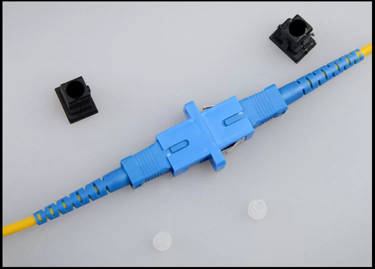 Fiber Optic Coupler SC/UPC-SC/UPC Single mode Blue Simplex Adapter ...