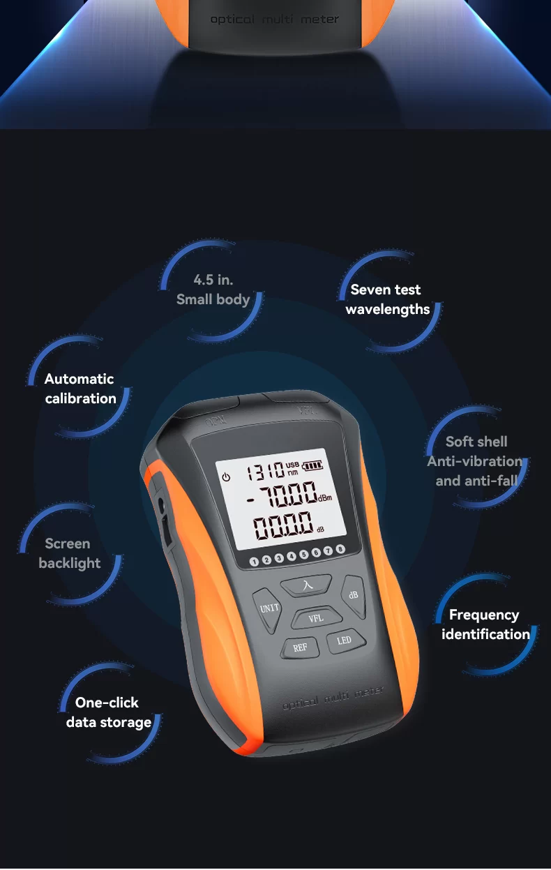 Mini Optical Power Meter VFL LED lighting UTP Cable Matching Laser ...