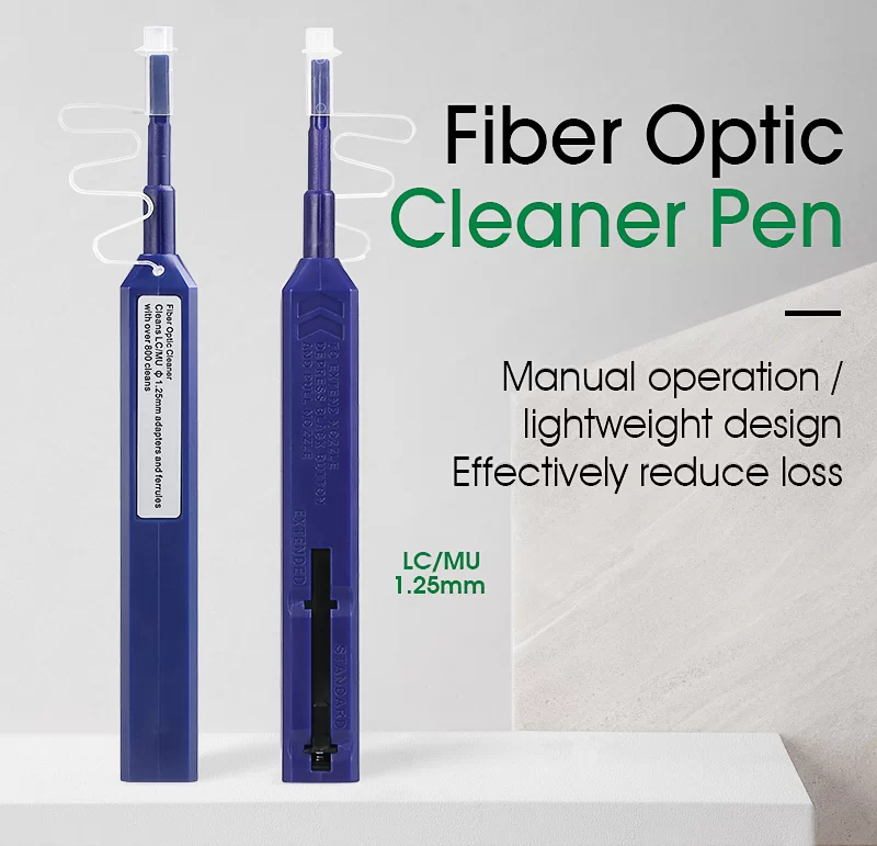 Fiber Optic Cleaning Pen SC/FC/ST 2.5mm LC/MU 1.25mm One-Click Cleaning ...