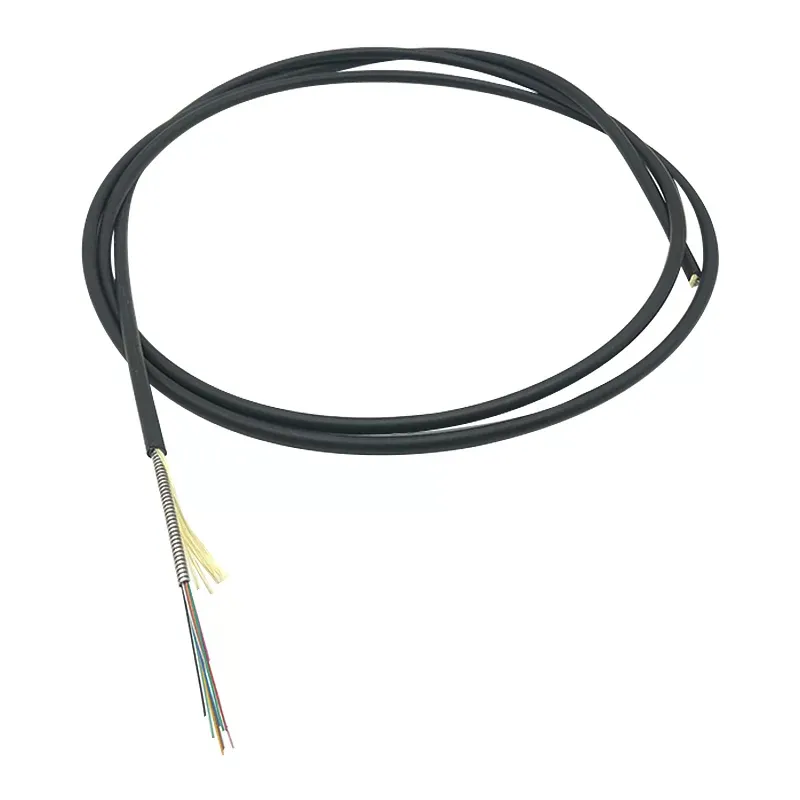Stainless Steel Tube 12c Armoured Indoor Outdoor Fiber Optic Cable OM2 ...