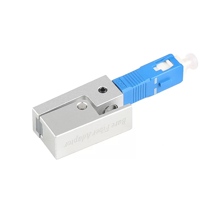 SC Square Bare Fiber Flange Temporary Splice Adapter OTDR Test Bare ...