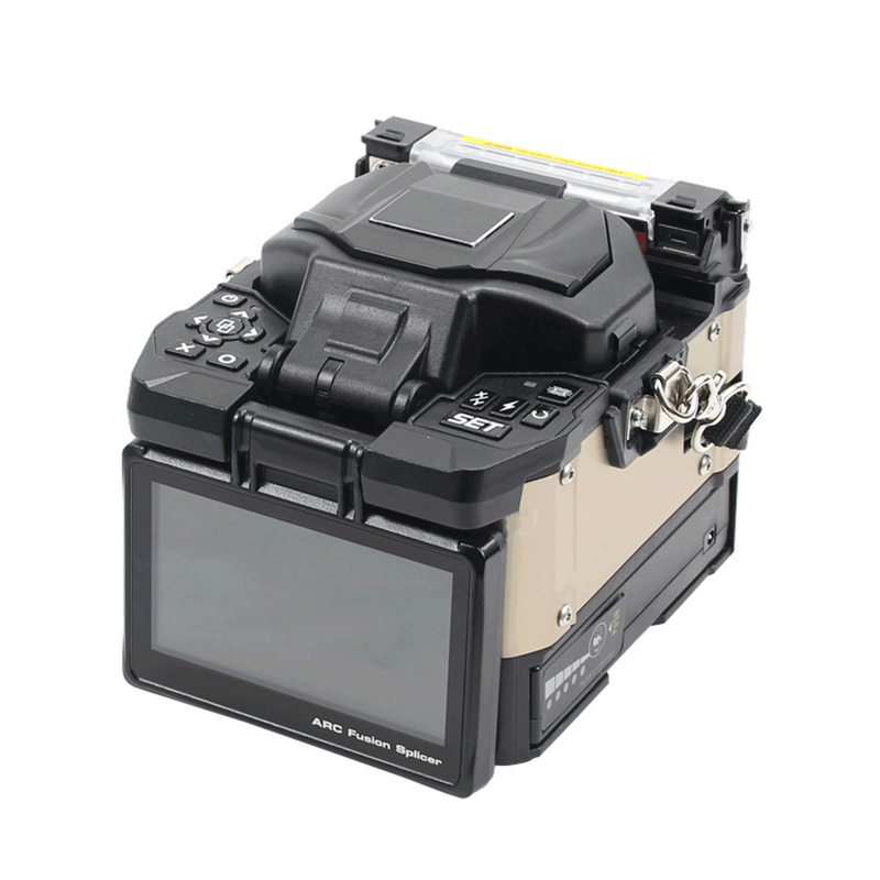 Fusion Splicer 4 Motors High Precise FST-16H & 18H Ftth Optical Fiber ...