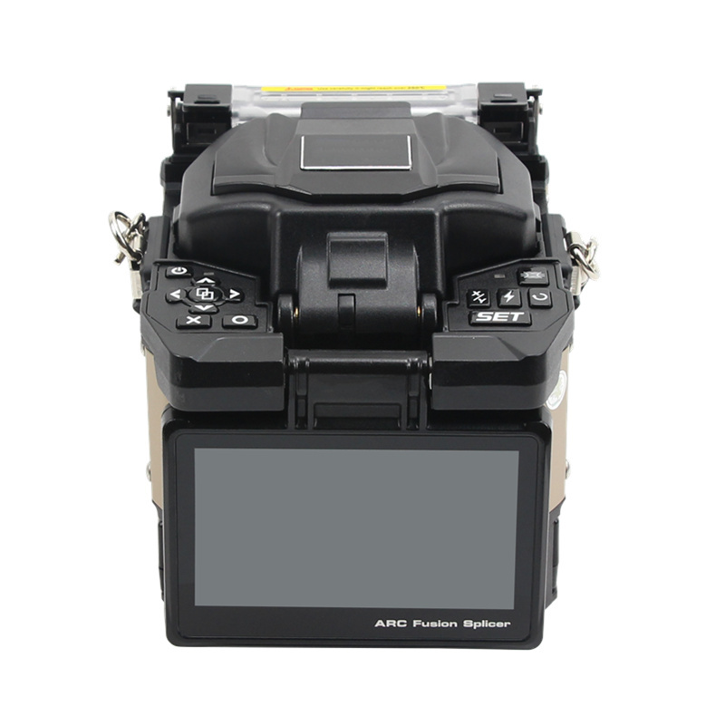 Fusion Splicer 4 Motors High Precise FST-16H & 18H Ftth Optical Fiber ...