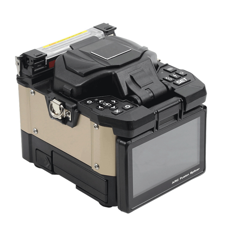 Fusion Splicer 4 Motors High Precise FST-16H & 18H Ftth Optical Fiber ...