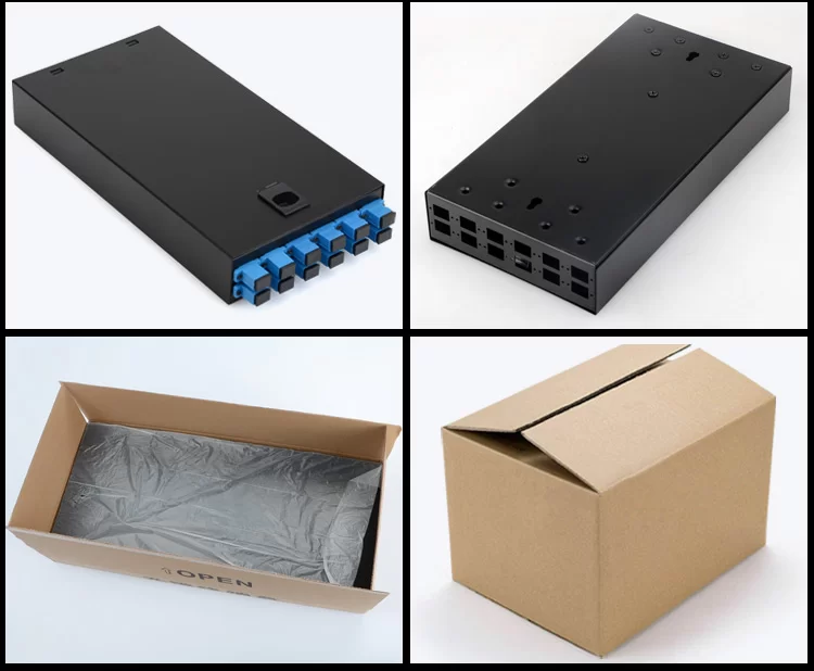 Fiber Patch Panel 12Ports SC 12Core or LC 24Core High density terminal ...