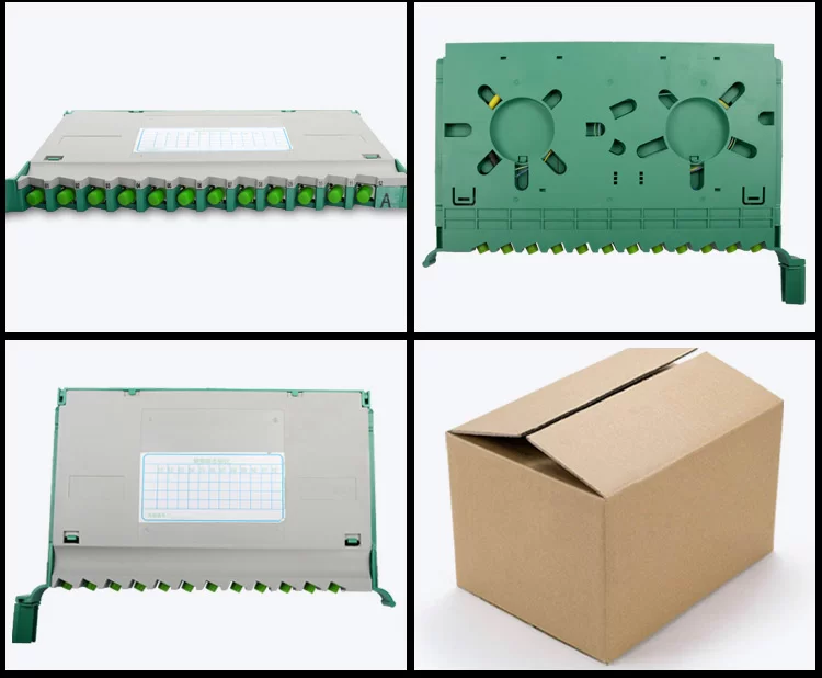 ODF Optical Distribution Frame 12 Core FC/APC Coupler With Pigtail ...