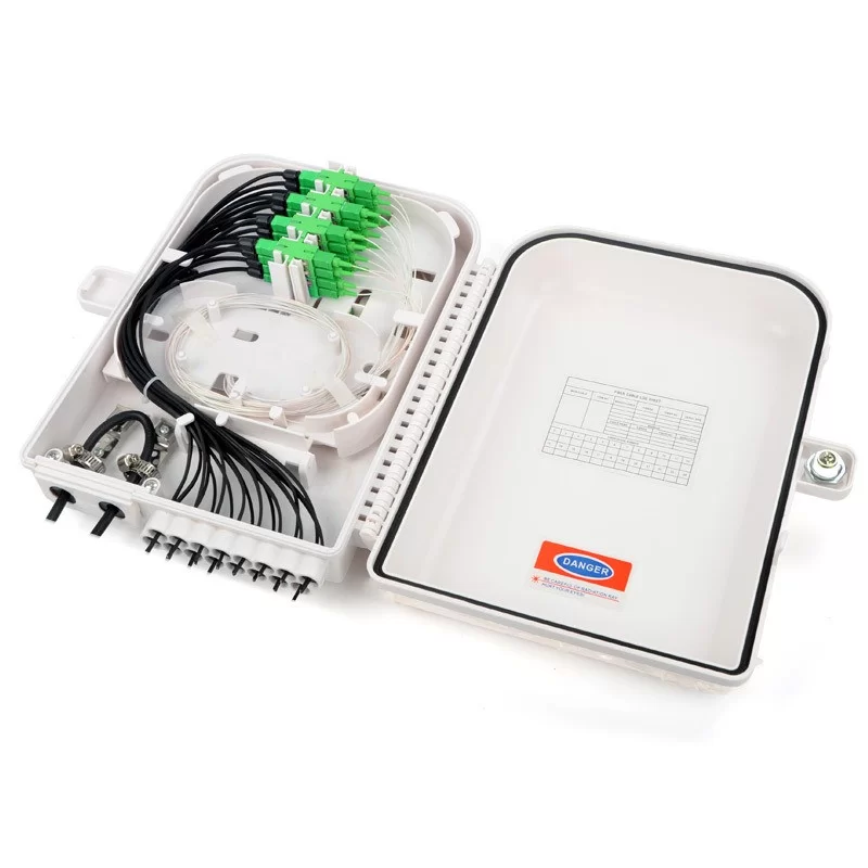 Optical Fiber Distribution Box 16 ports uncut design midspan port ...