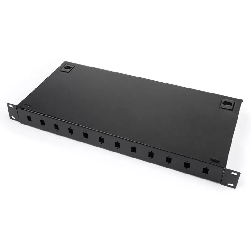 Fiber Patch Panel 12 Ports 19 inch Terminal Box Chassis,Distribution ...