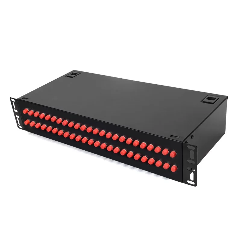 Fiber Patch Panel 48Ports Installed 48Core FC/UPC High density terminal ...
