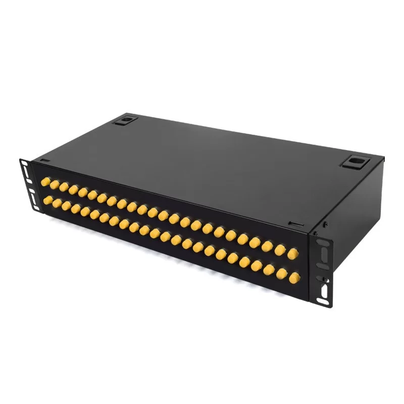 Fiber Patch Panel 48Ports Installed ST/UPC High density terminal box ...