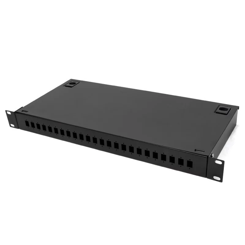 Fiber Patch Panel 24 Ports 19 inch Terminal Box Chassis,Distribution ...